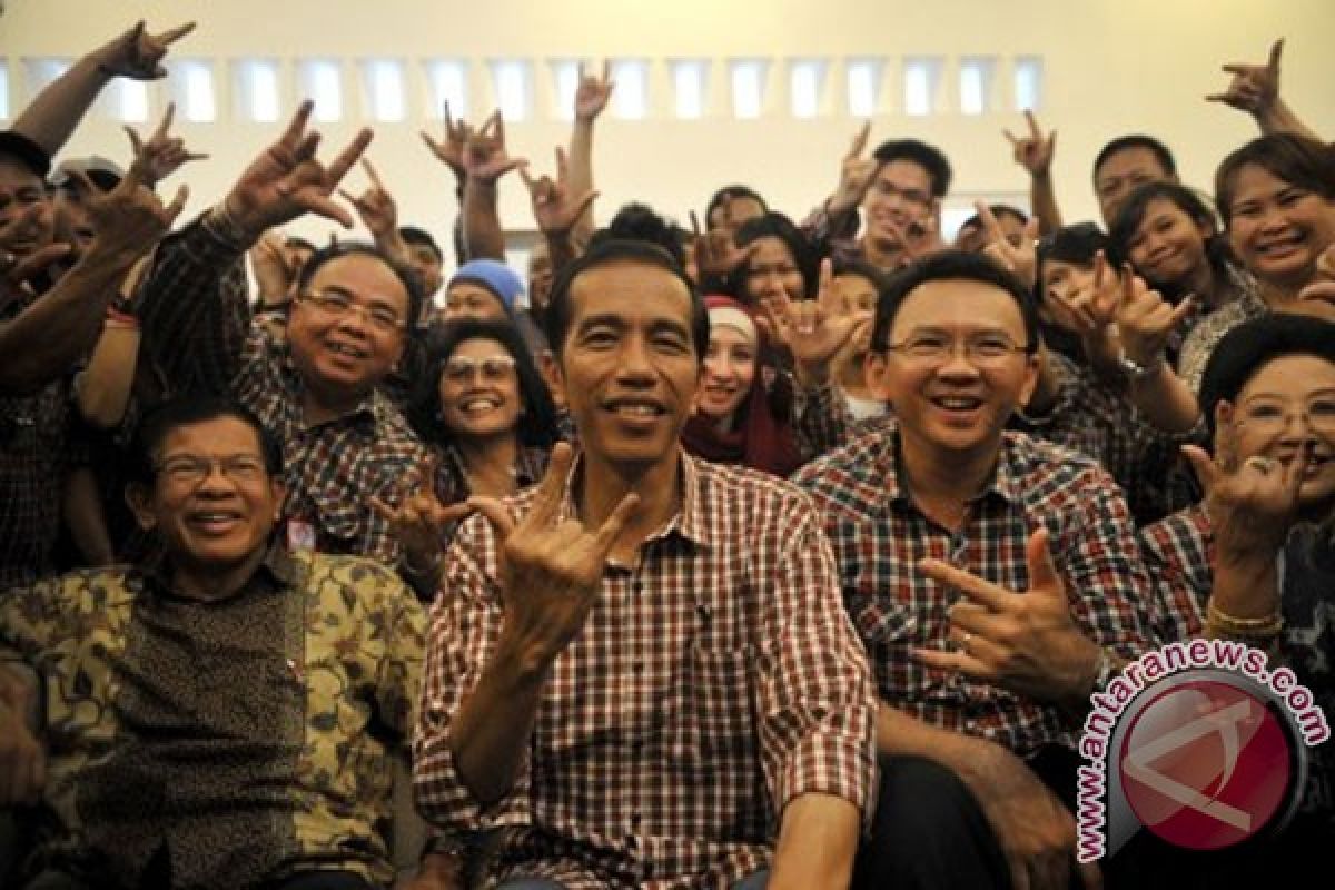 Aksi Pendukung Jokowi - ANTARA News