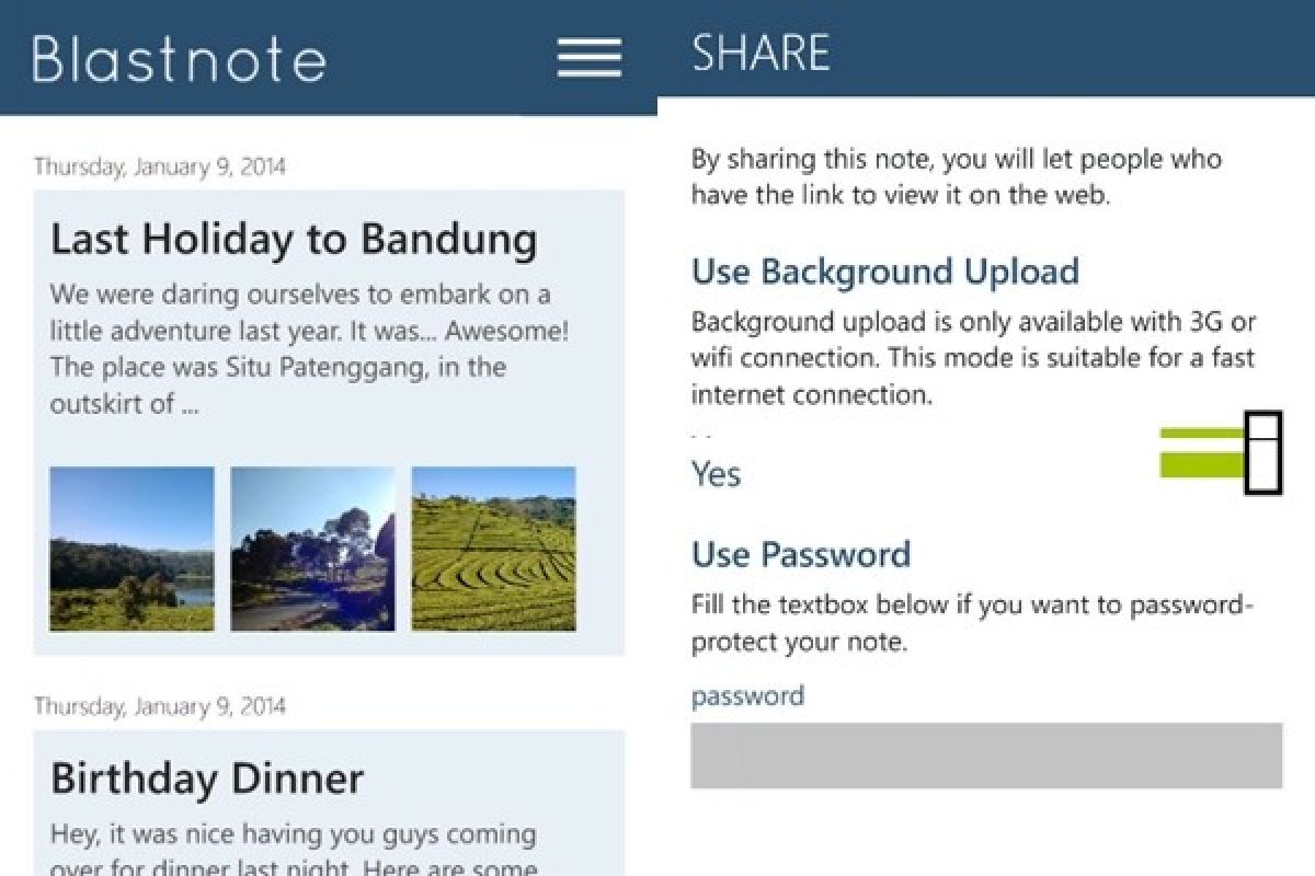 Blastnote, aplikasi lokal berbagi konten dengan mudah - ANTARA News