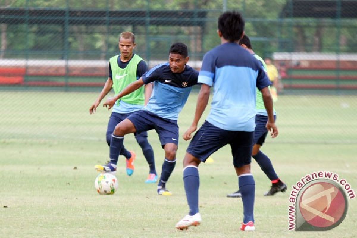 Latihan Timnas Senior - ANTARA News