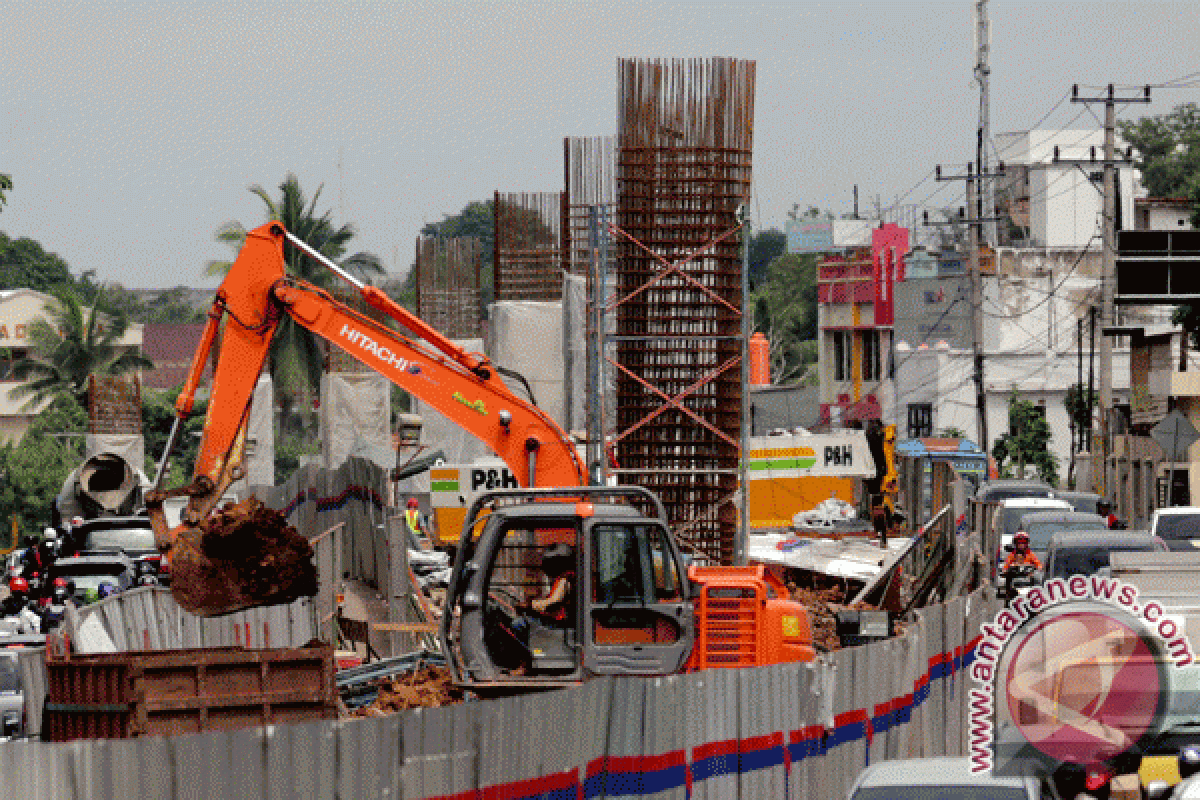 Pembangunan LRT Masuki Tahap Pengecoran Tiang - ANTARA News