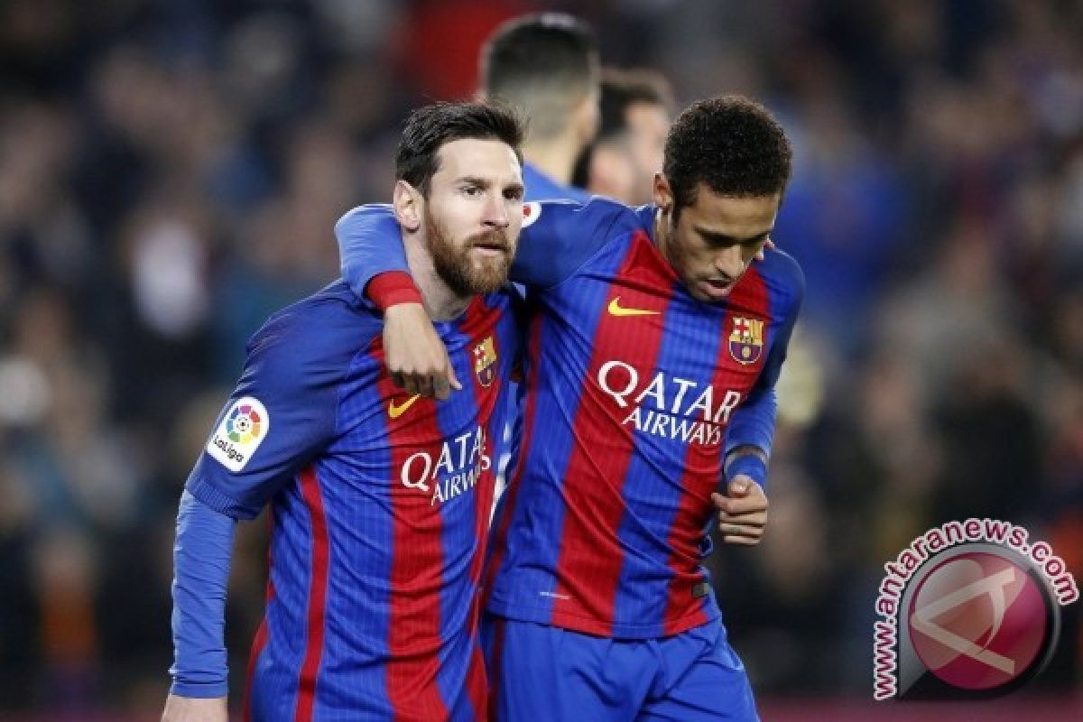 Messi Bilang "See You", Neymar Jawab "I'll Miss You Mate" - ANTARA News ...