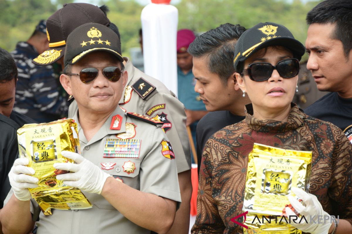 2,9 ton sabu sepanjang 2018 - ANTARA News Kepulauan Riau - Berita ...