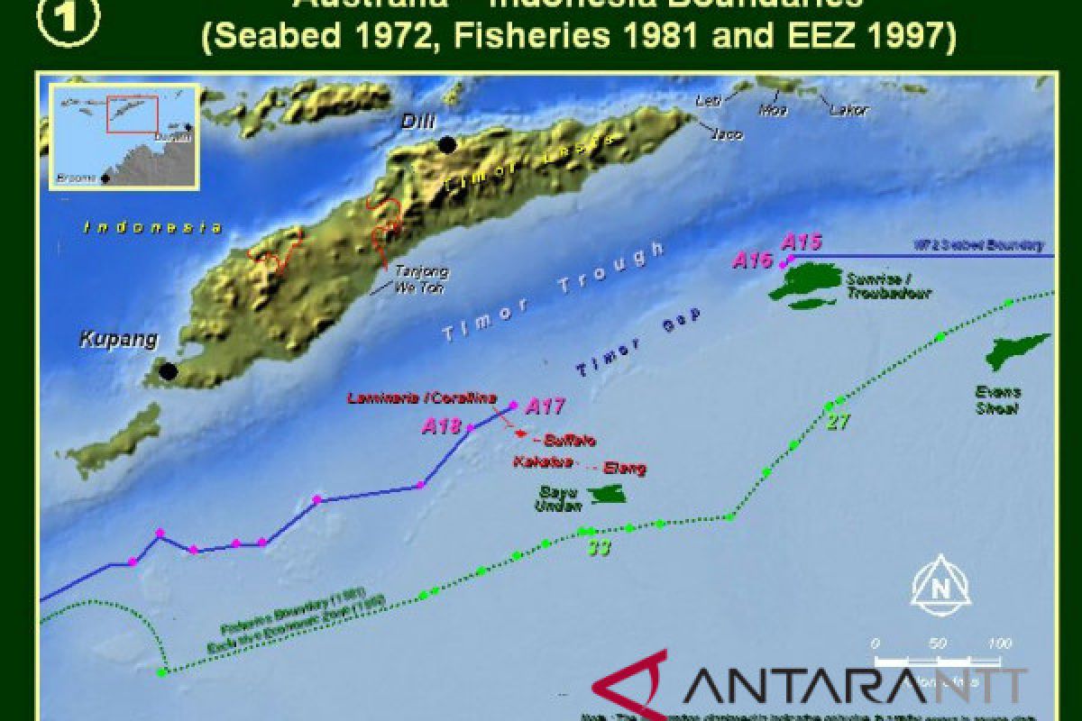 Rundingkan kembali batas perairan RI-Australia - ANTARA News Kupang