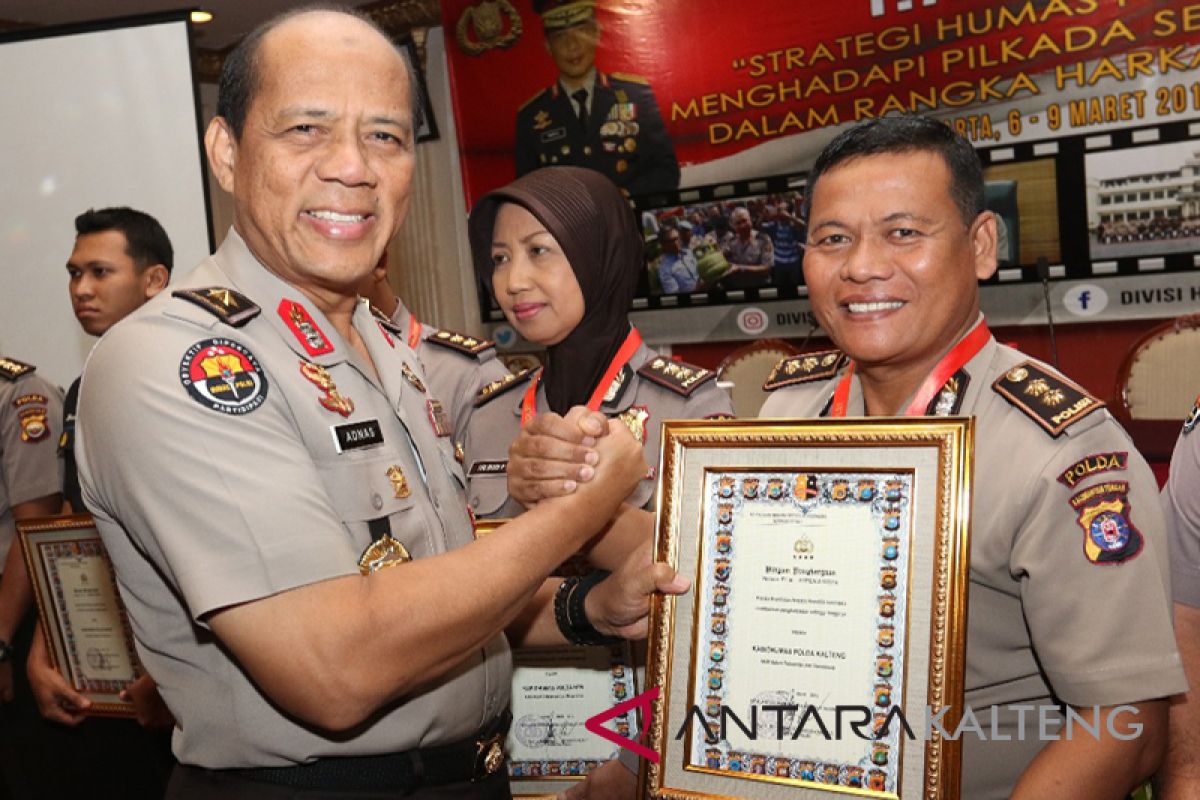 Polda Kalteng raih penghargaan aktif laporkan dan responsif kegiatan ...