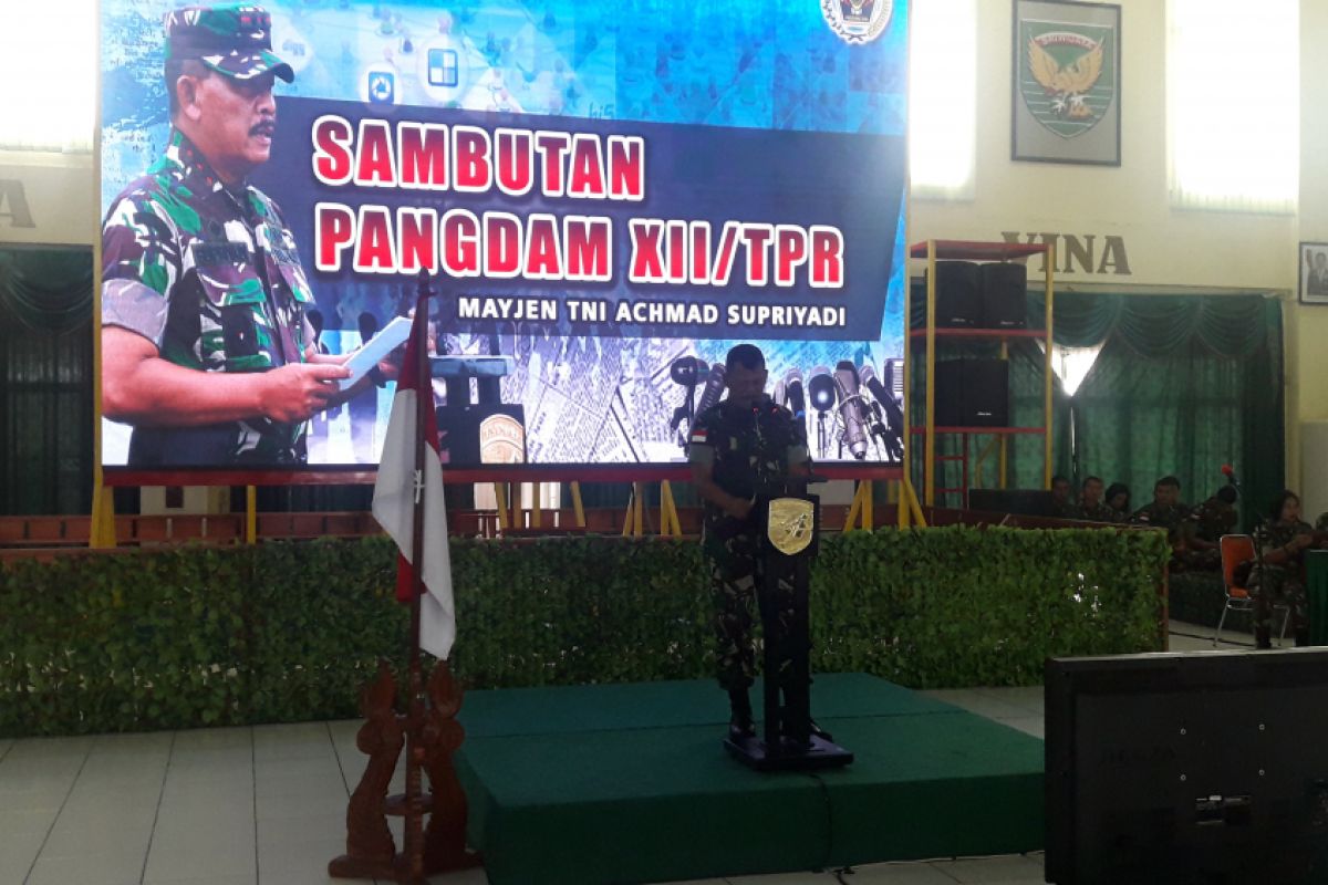 Pangdam Tanjungpura intruksikan jajarannya tingkatkan kewaspadaan - ANTARA News Kalimantan Barat