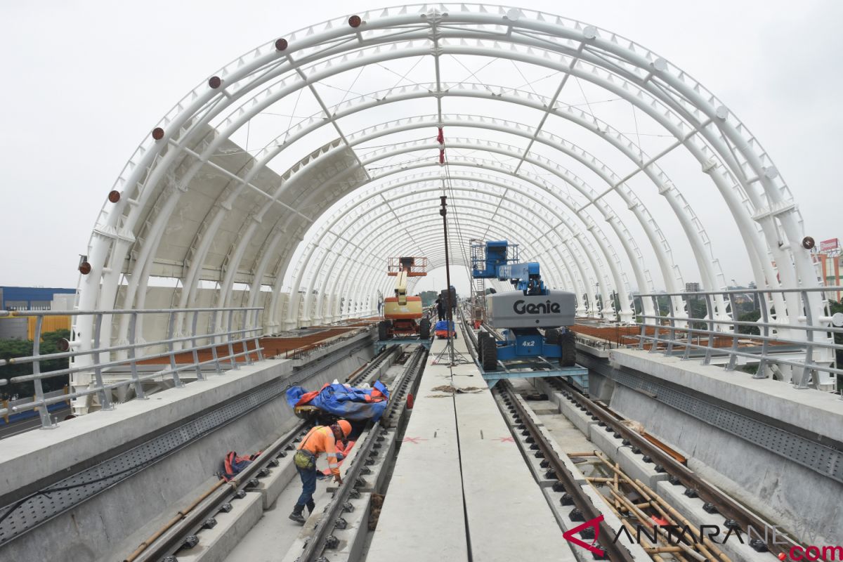 Progres Pembangunan LRT Jabodebek - ANTARA News