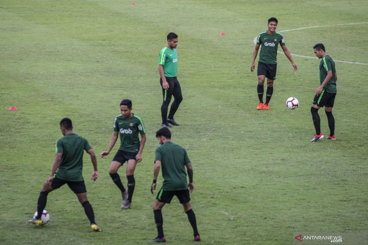 Latihan timnas senior Indonesia - ANTARA News