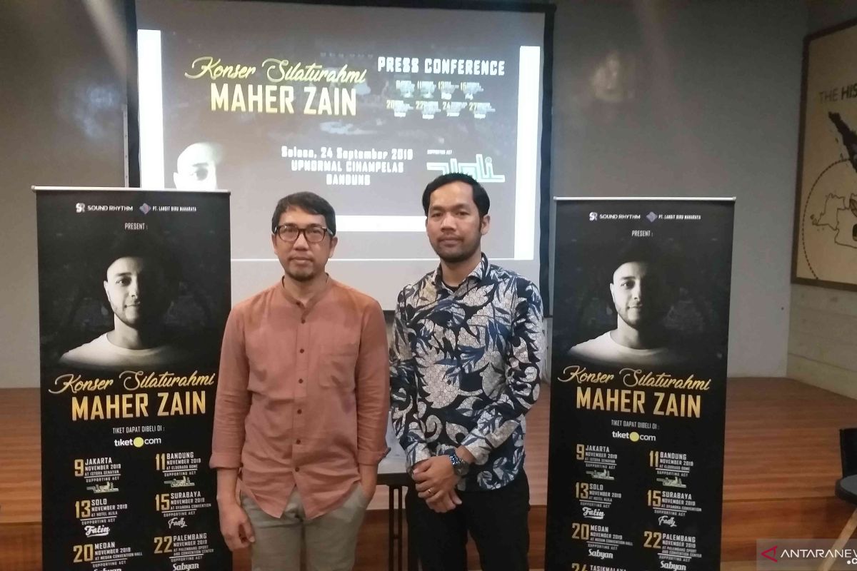 Maher Zain siap menyapa penggemar di Bandung dan Tasik lewat konser - ANTARA News Jawa Barat