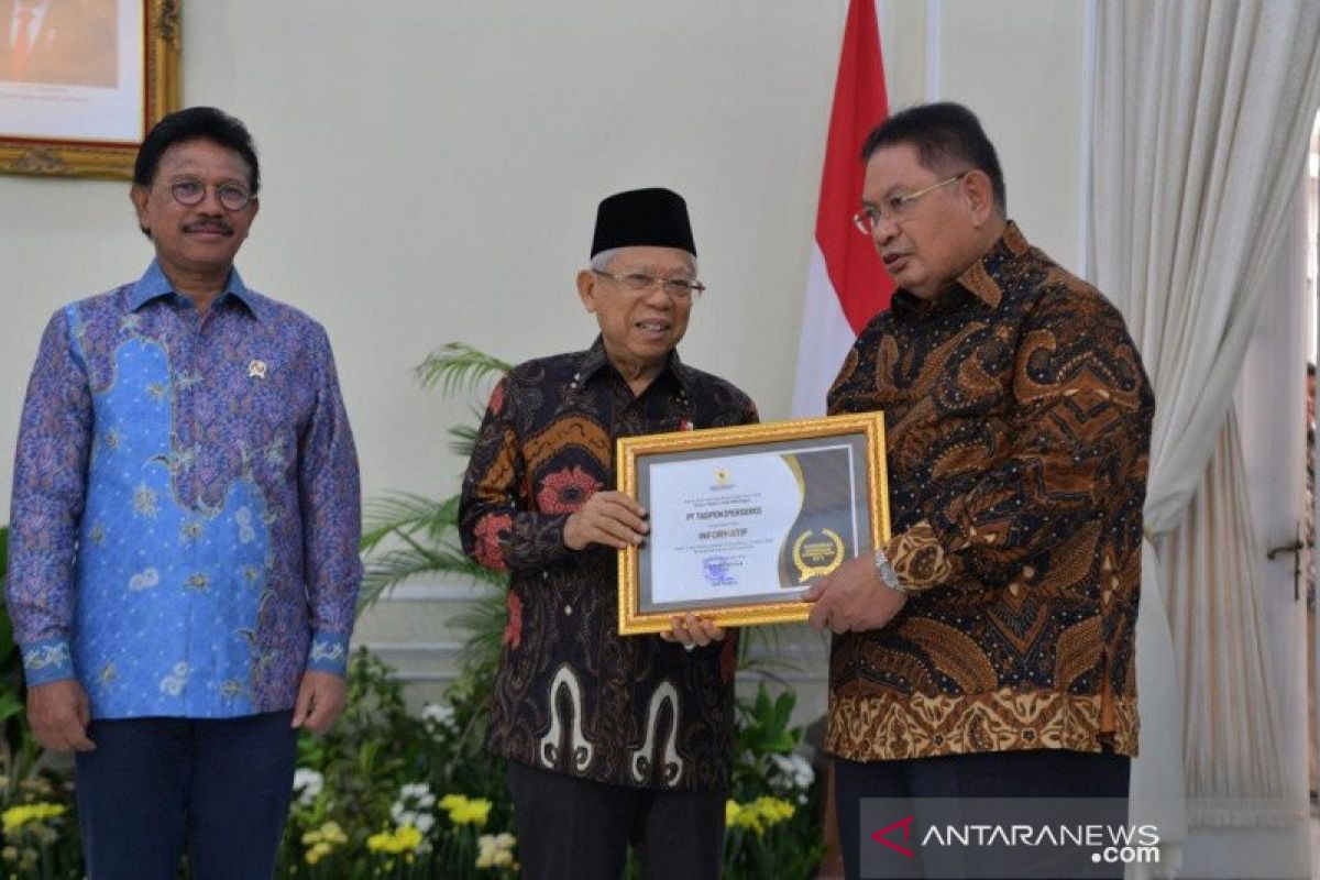 Taspen raih penghargaan badan publik informatif - ANTARA News