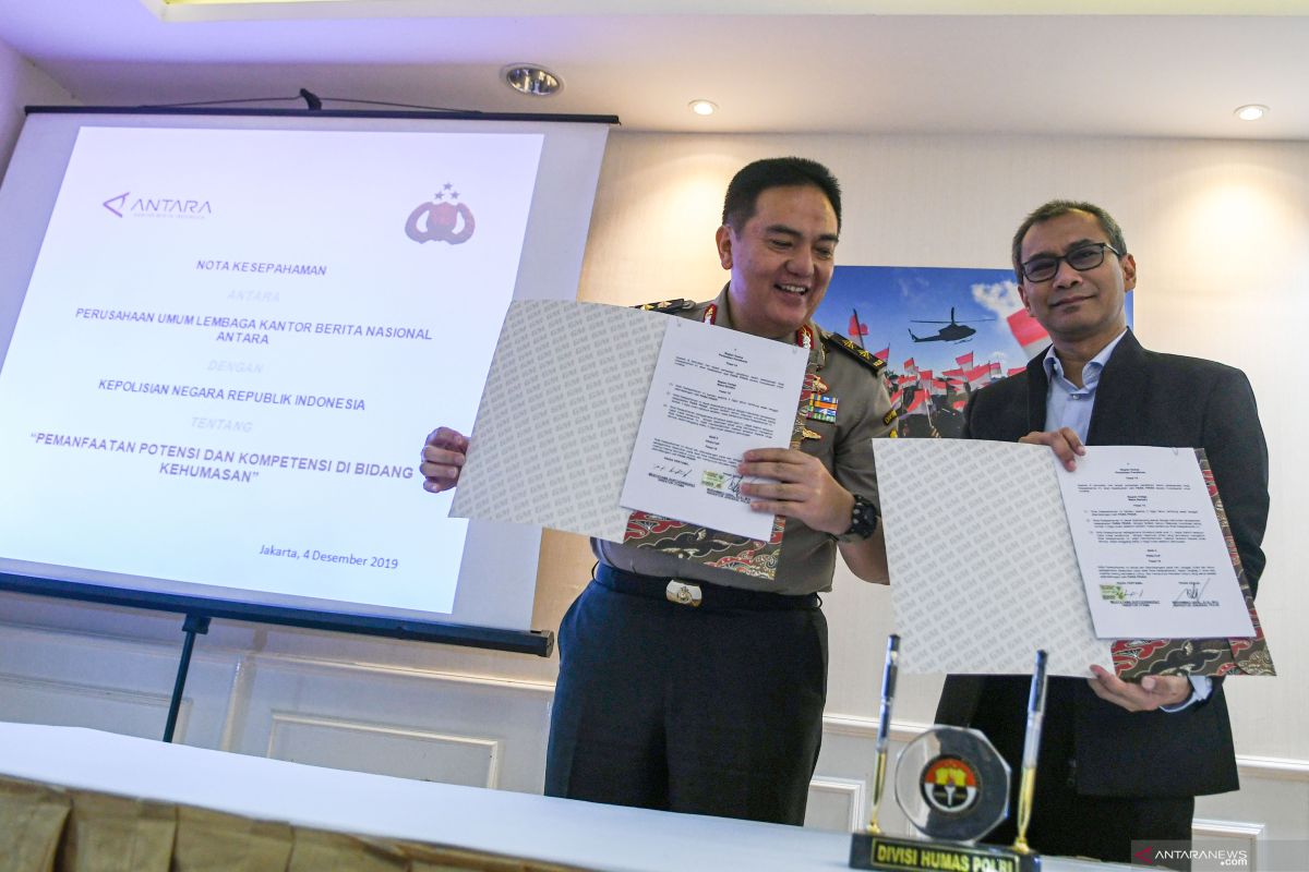 Nota Kesepahaman Perum LKBN ANTARA dengan Polri - ANTARA News