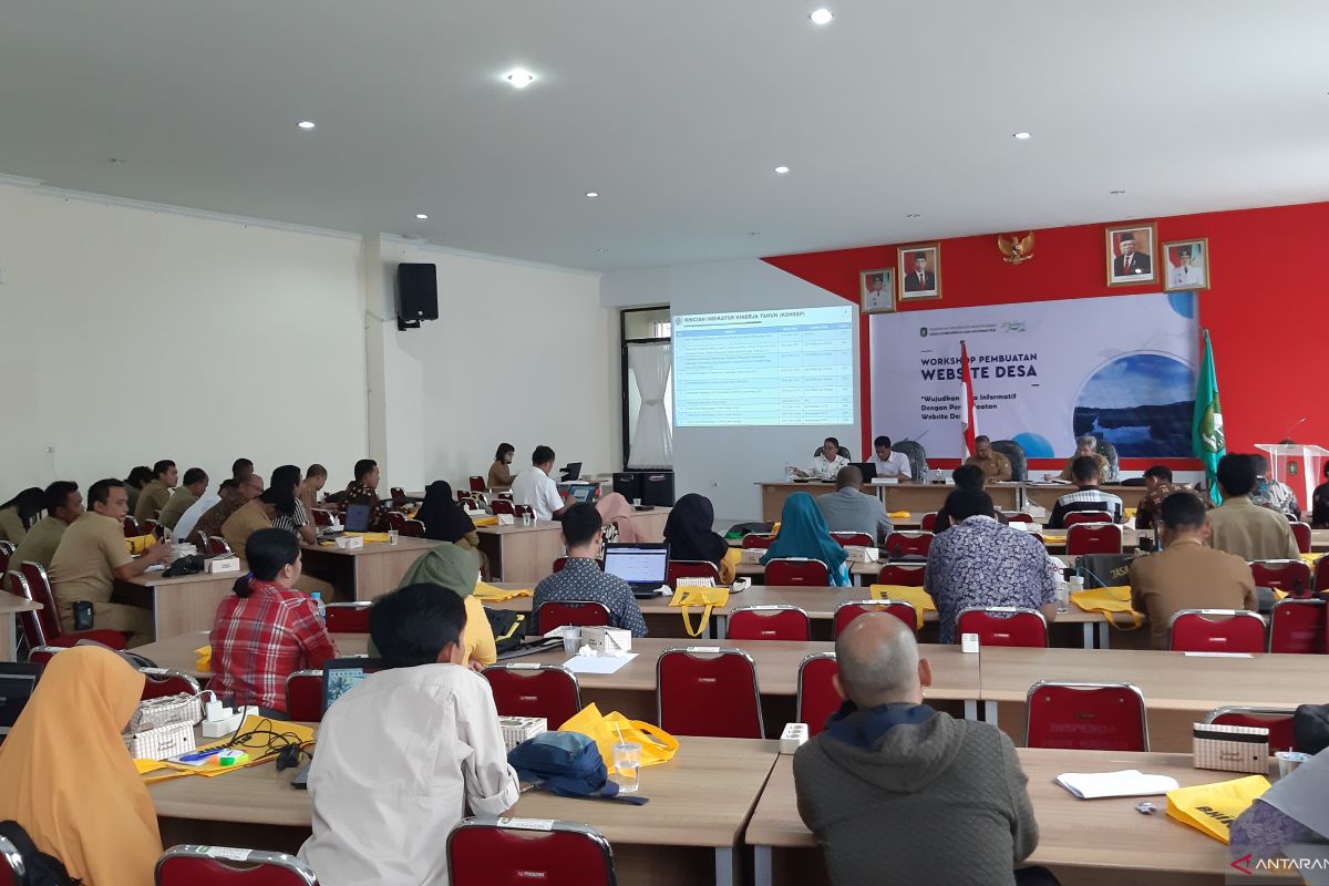 Diskominfo Kalbar fasilitasi pembuatan portal desa - ANTARA News Kalimantan Barat
