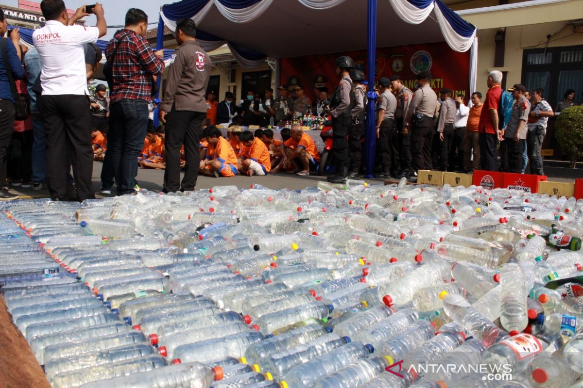 Pemusnahan barang bukti hasil kejahatan - ANTARA News Jawa Timur