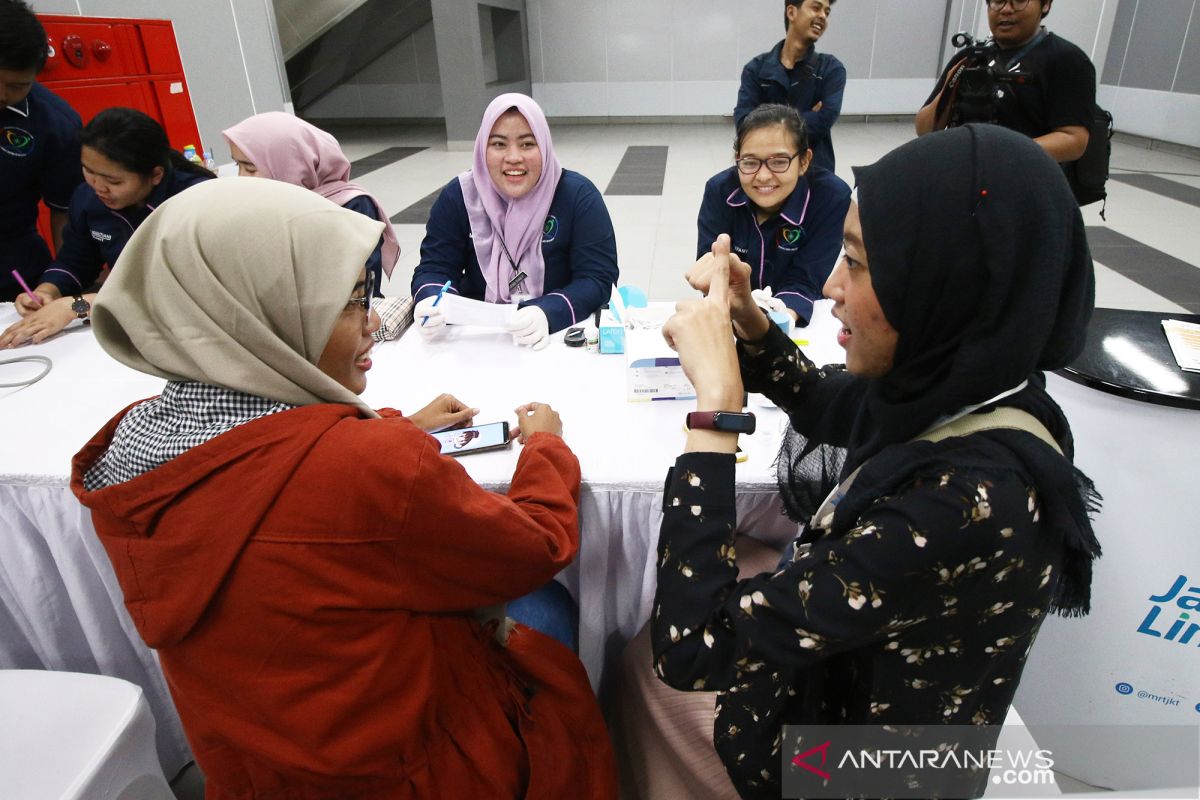 Menengok fasilitas MRT Jakarta yang ramah disabilitas - ANTARA News