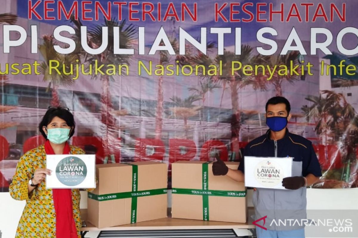 RSPI Sulianti Saroso terima bantuan roti dan susu dari Tous les Jours ...