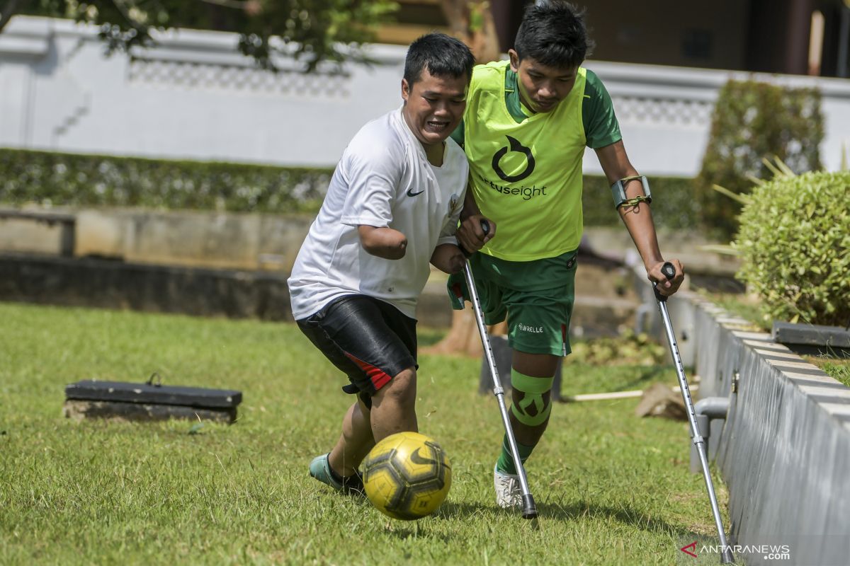Latihan jelang Piala Asia Amputee Football - ANTARA News