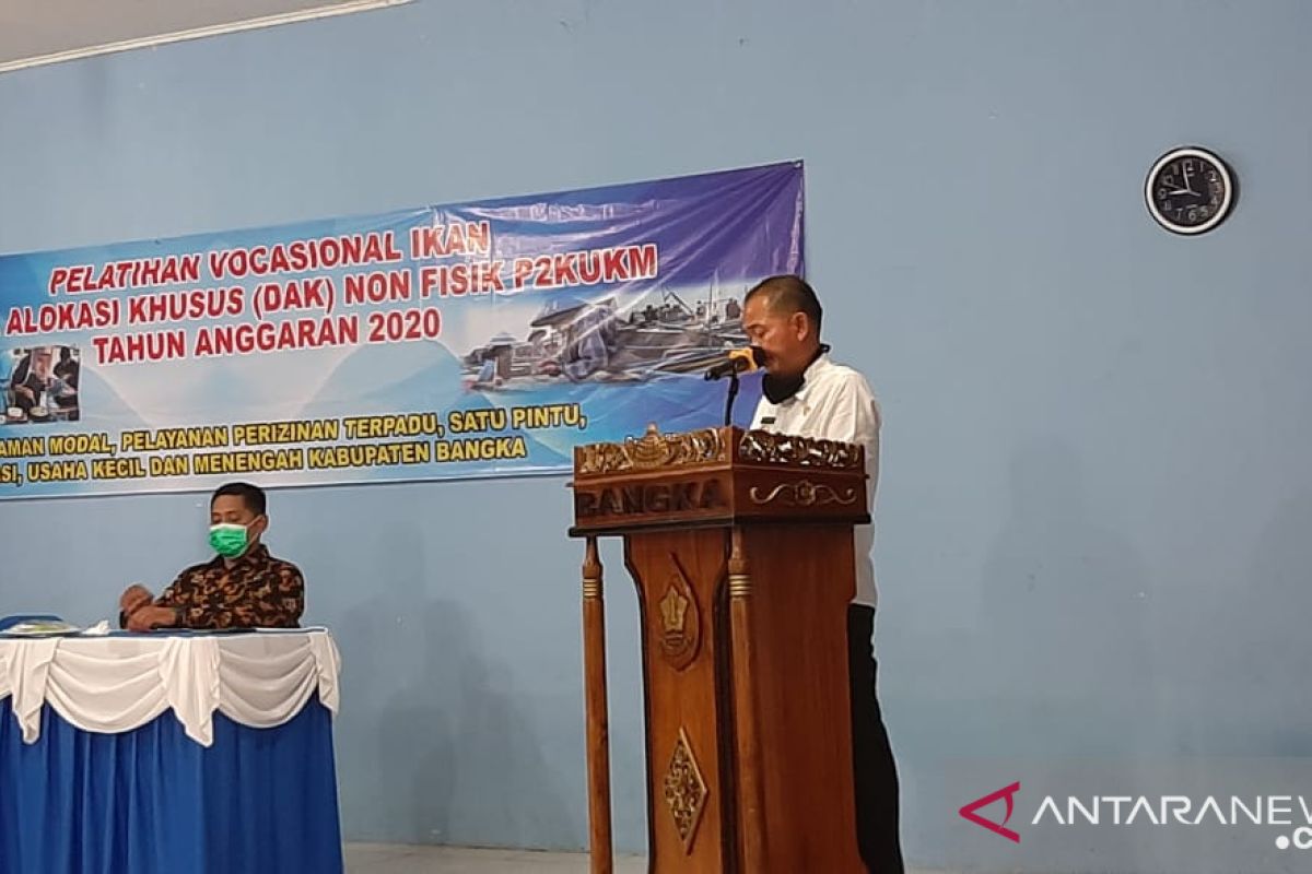 Bupati Bangka, Mulkan apresiasi penyaluran bantuan modal tanpa agunan ...