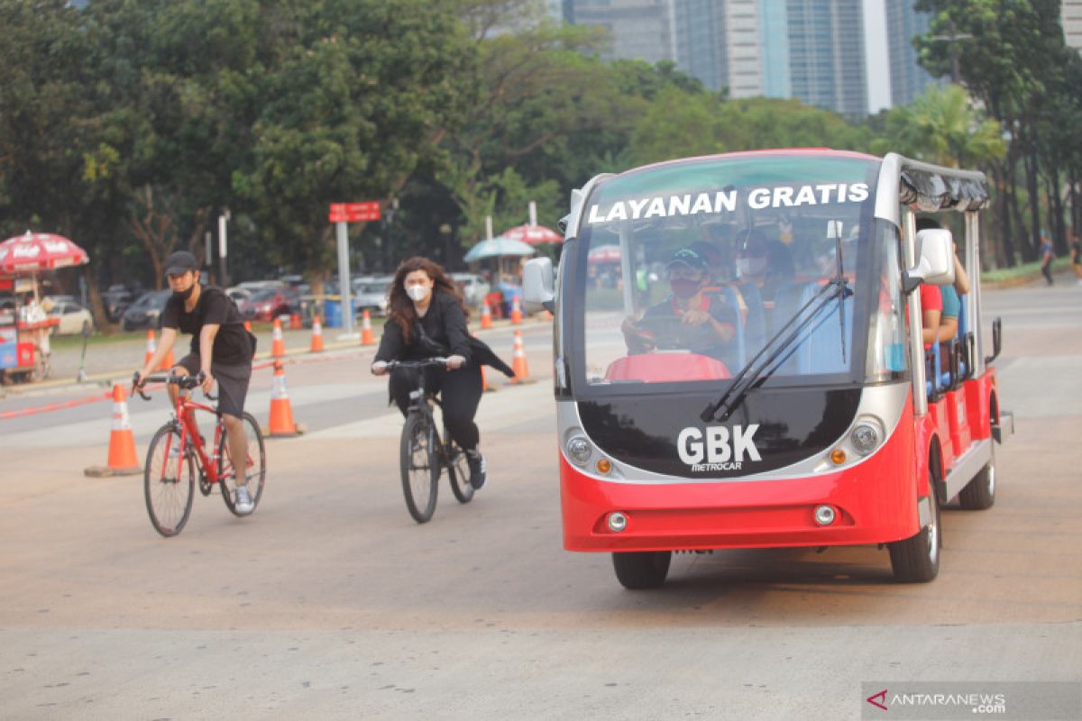 Layanan shuttle bus gratis di kawasan GBK - ANTARA News