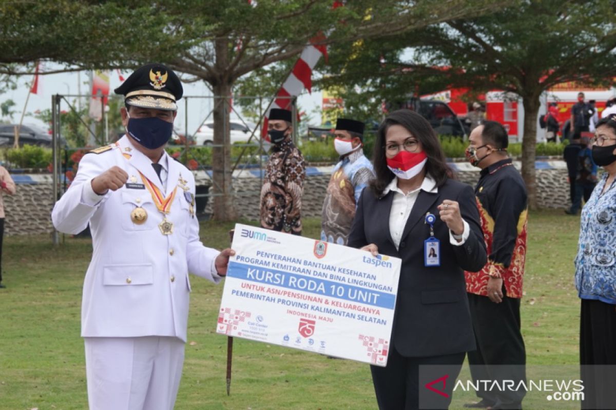 Taspen bantu ratusan unit kursi roda tandai peringatan kemerdekaan ri ...