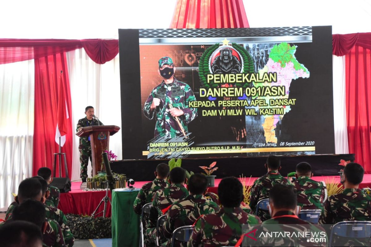 Kodam VI/Mulawarman gelar Apel Dansat Tersebar 2020 - ANTARA News ...