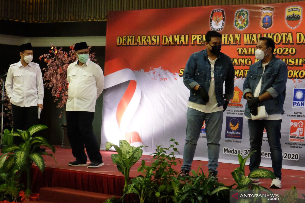 Deklarasi damai Pilkada Medan - ANTARA News