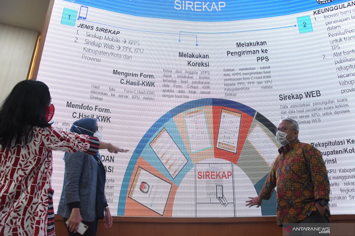 KPU sosialisaikan penggunaan aplikasi Sirekap - ANTARA News