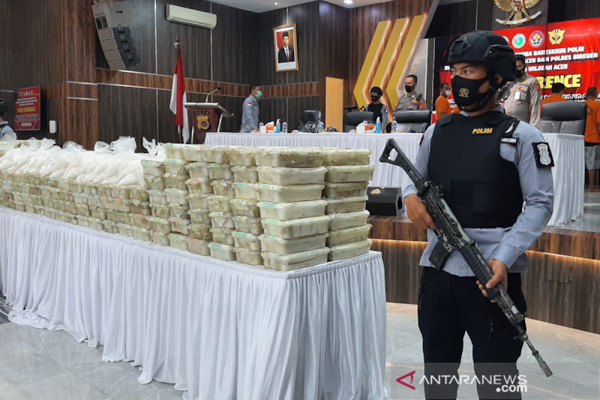 Polda Aceh gagalkan penyelundupan 353 kilogram sabu-sabu - ANTARA News Aceh Polda Aceh gagalkan penyelundupan 353 kilogram sabu-sabu - ANTARA News Aceh