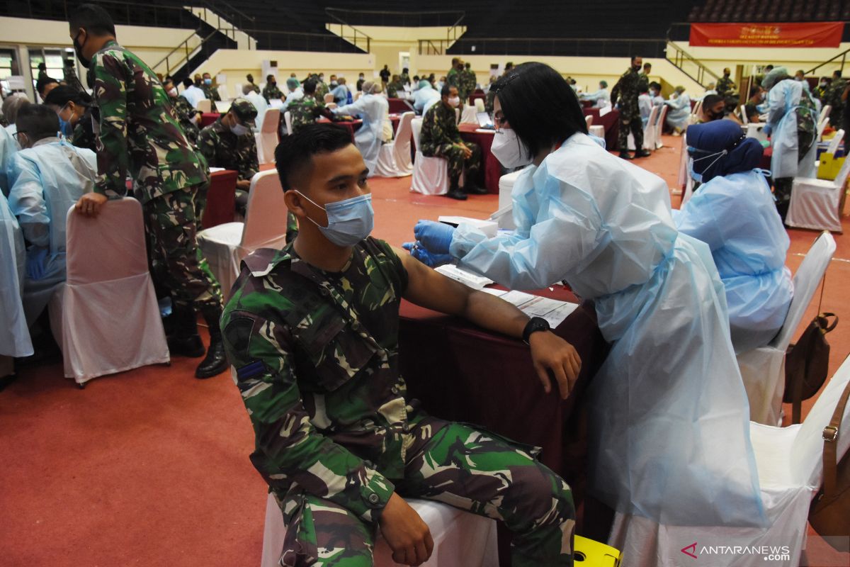 Vaksinasi Covid 19 Bagi Prajurit Dan Pns Di Lingkungan Mabes Tni