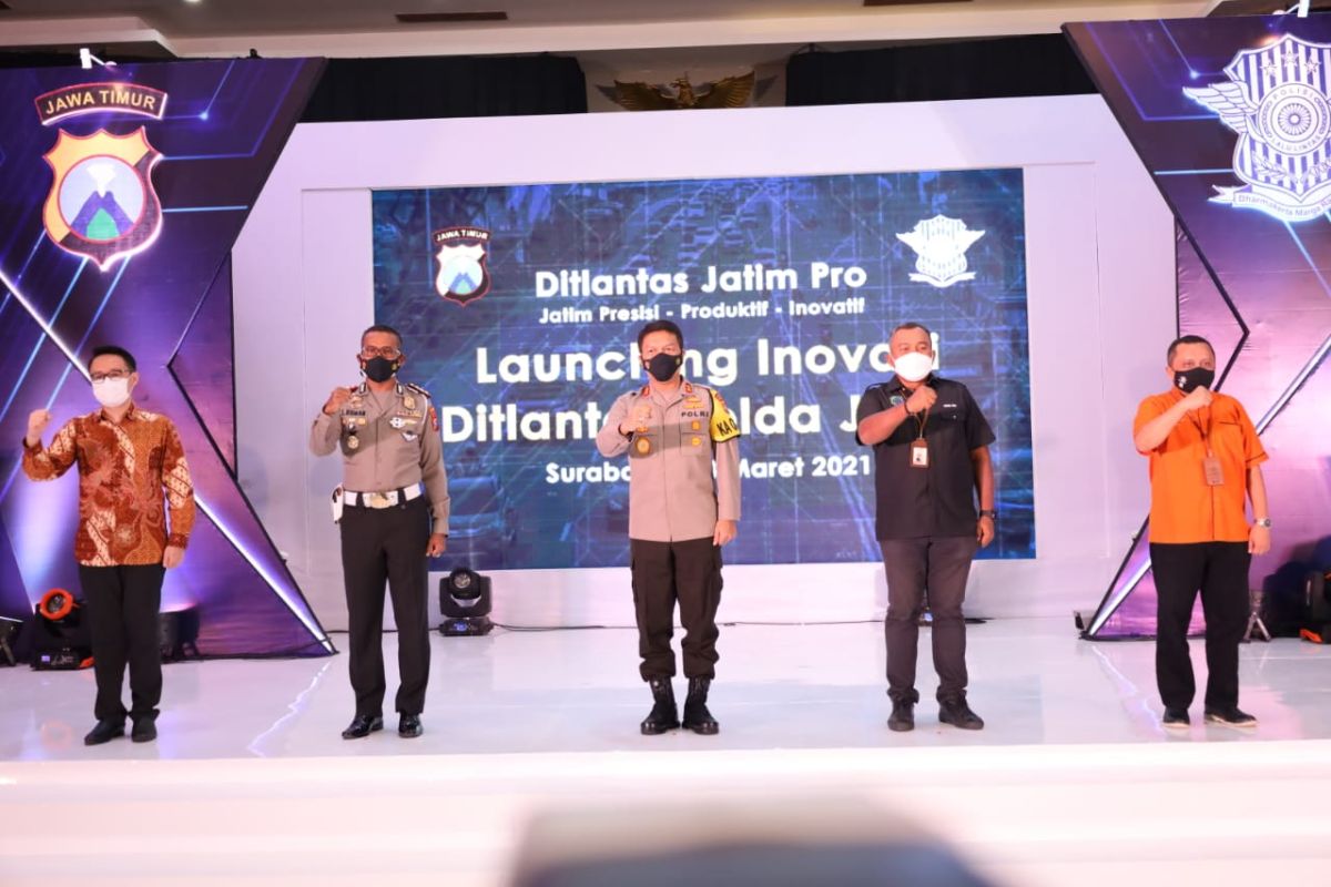 Resmi diluncurkan, Polda Jatim kombinasikan ETLE dan INCAR - ANTARA News Jawa Timur