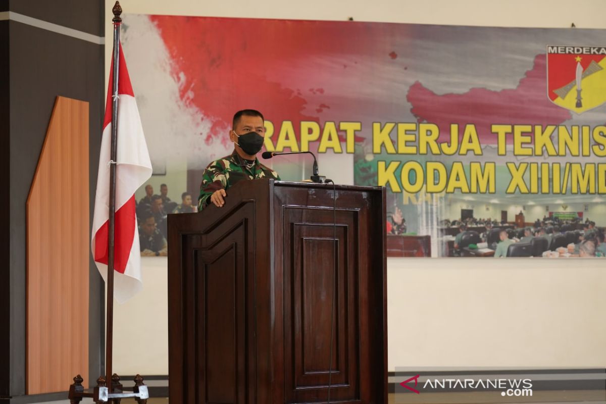 Kodam Merdeka gelar Rakornis Bidang Operasi - ANTARA News Gorontalo