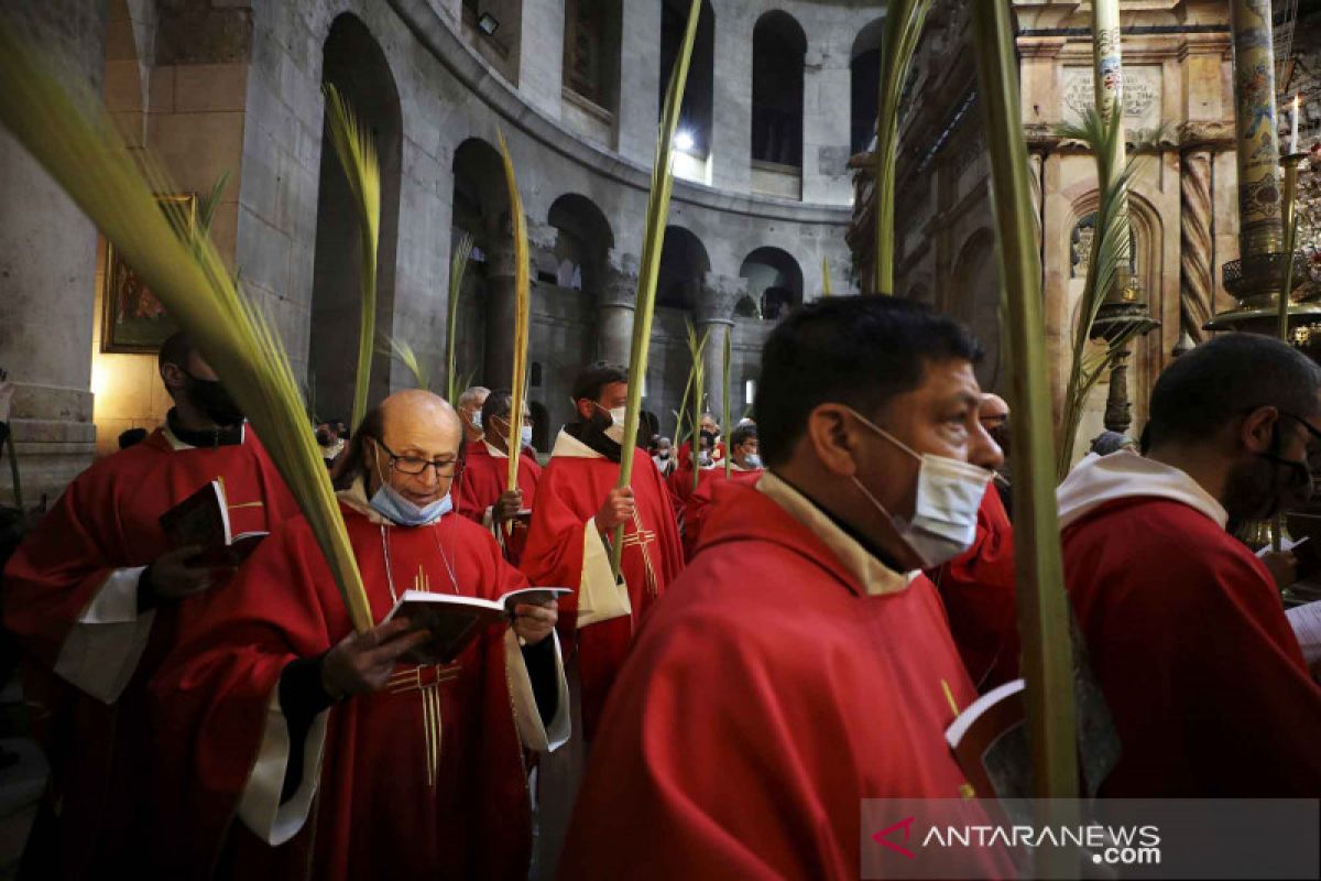 Peringatan Minggu Palma di Kota Tua Yerusalem - ANTARA News