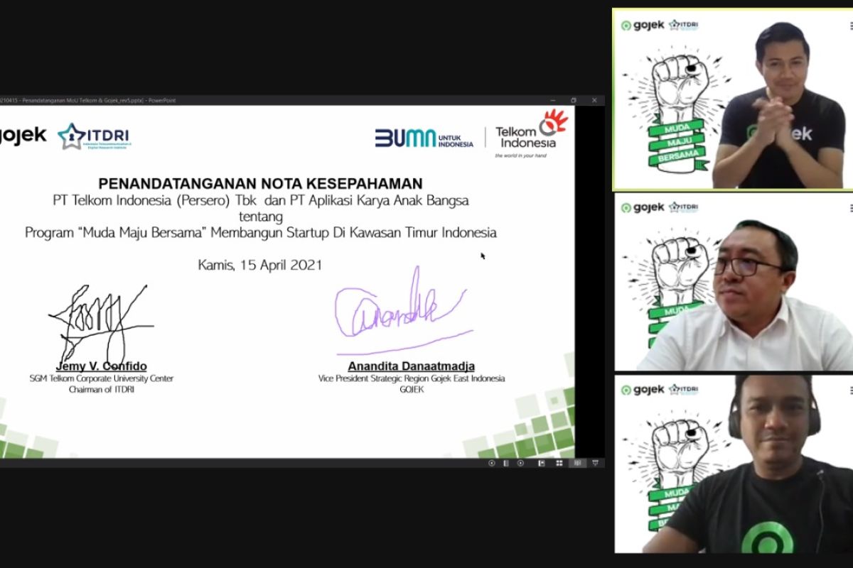 Gojek dan Telkom-ITDRI luncurkan muda maju bersama - ANTARA News ...