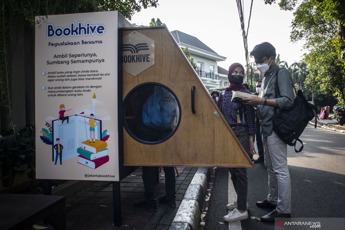 Perpustakaan bersama Bookhive di Jakarta - ANTARA News