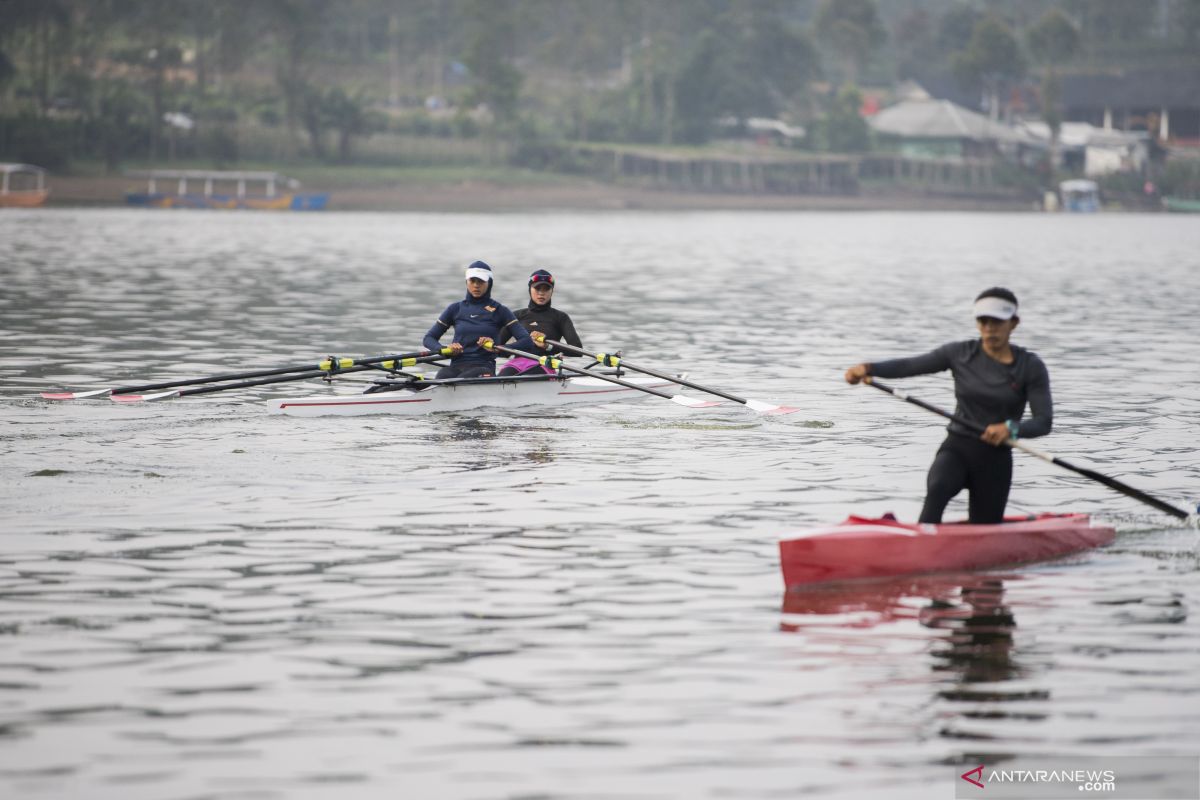 Latihan atlet dayung Rowing untuk Olimpiade Tokyo 2020 - ANTARA News