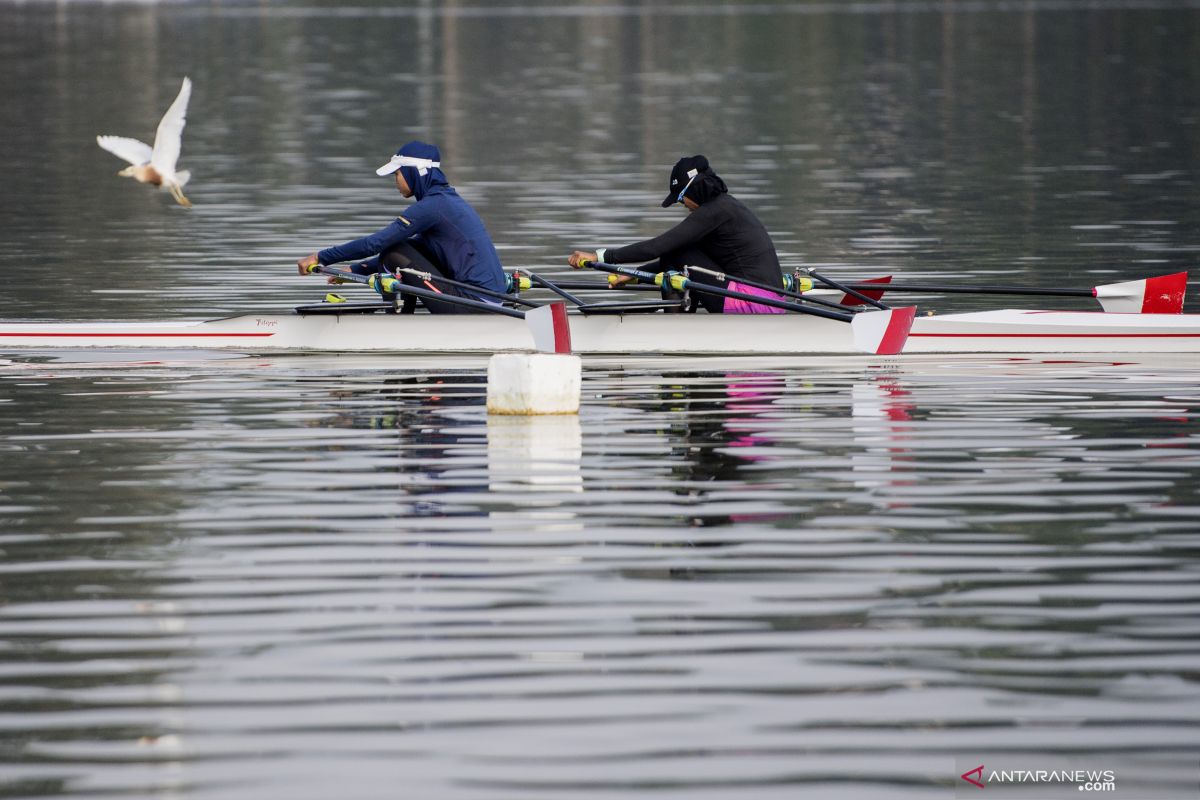 Latihan atlet dayung Rowing untuk Olimpiade Tokyo 2020 - ANTARA News