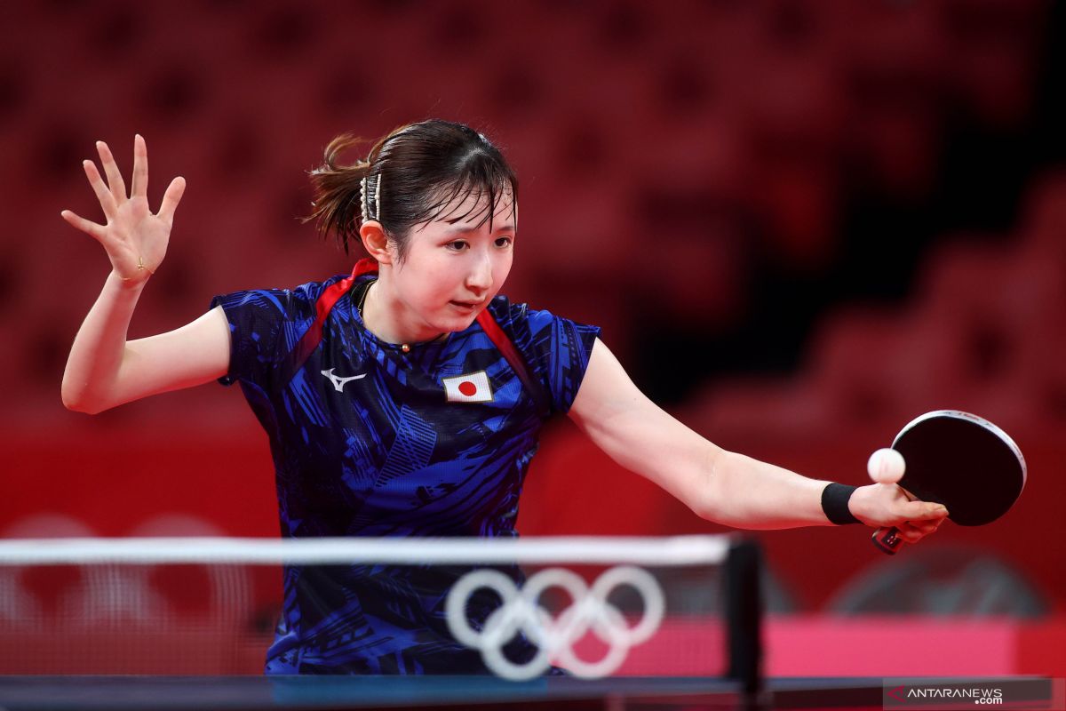 Atlet tenis meja Jepang berlatih jelang Olimpiade Tokyo 2020 - ANTARA News