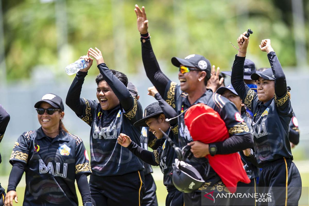 Kriket putri Bali rebut emas PON Papua - ANTARA News