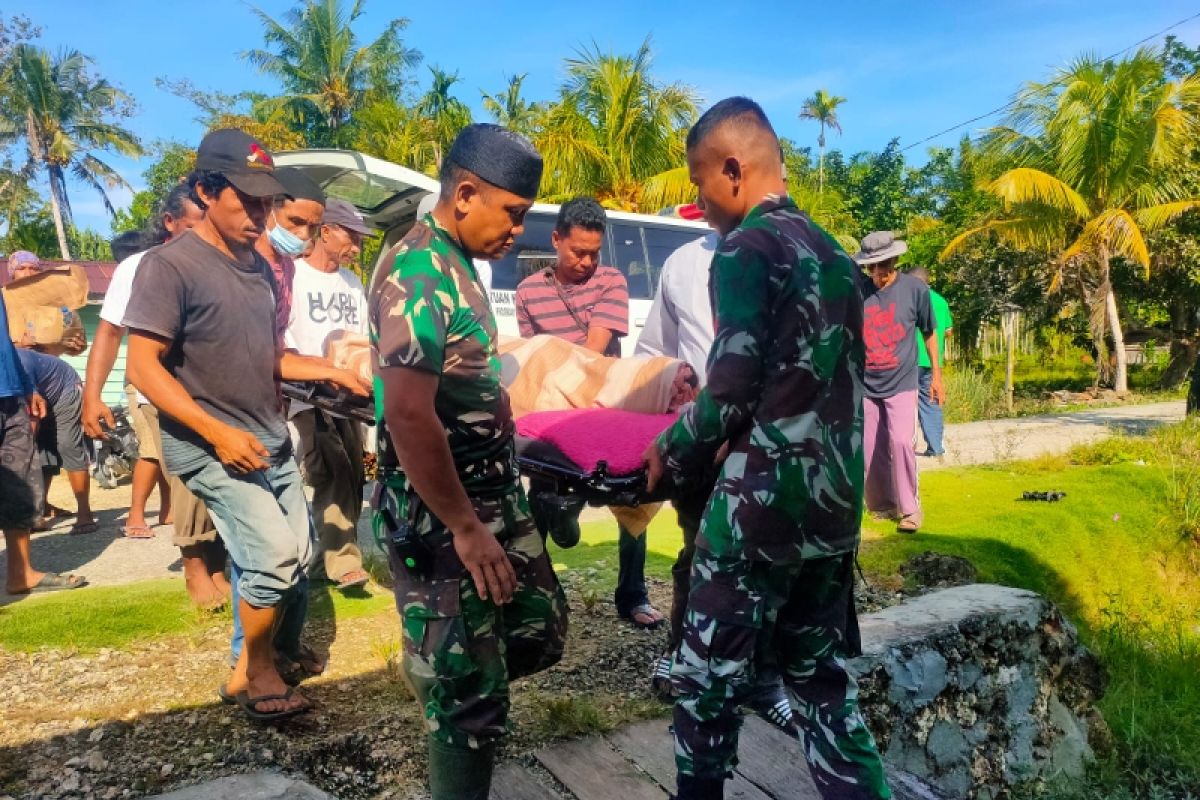 Satgas TNI bantu pemakaman warga perbatasan RI-PNG - ANTARA News Papua