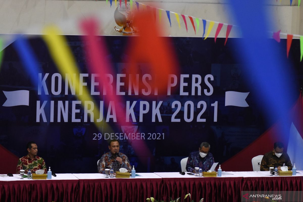 Laporan kinerja KPK tahun 2021 - ANTARA News