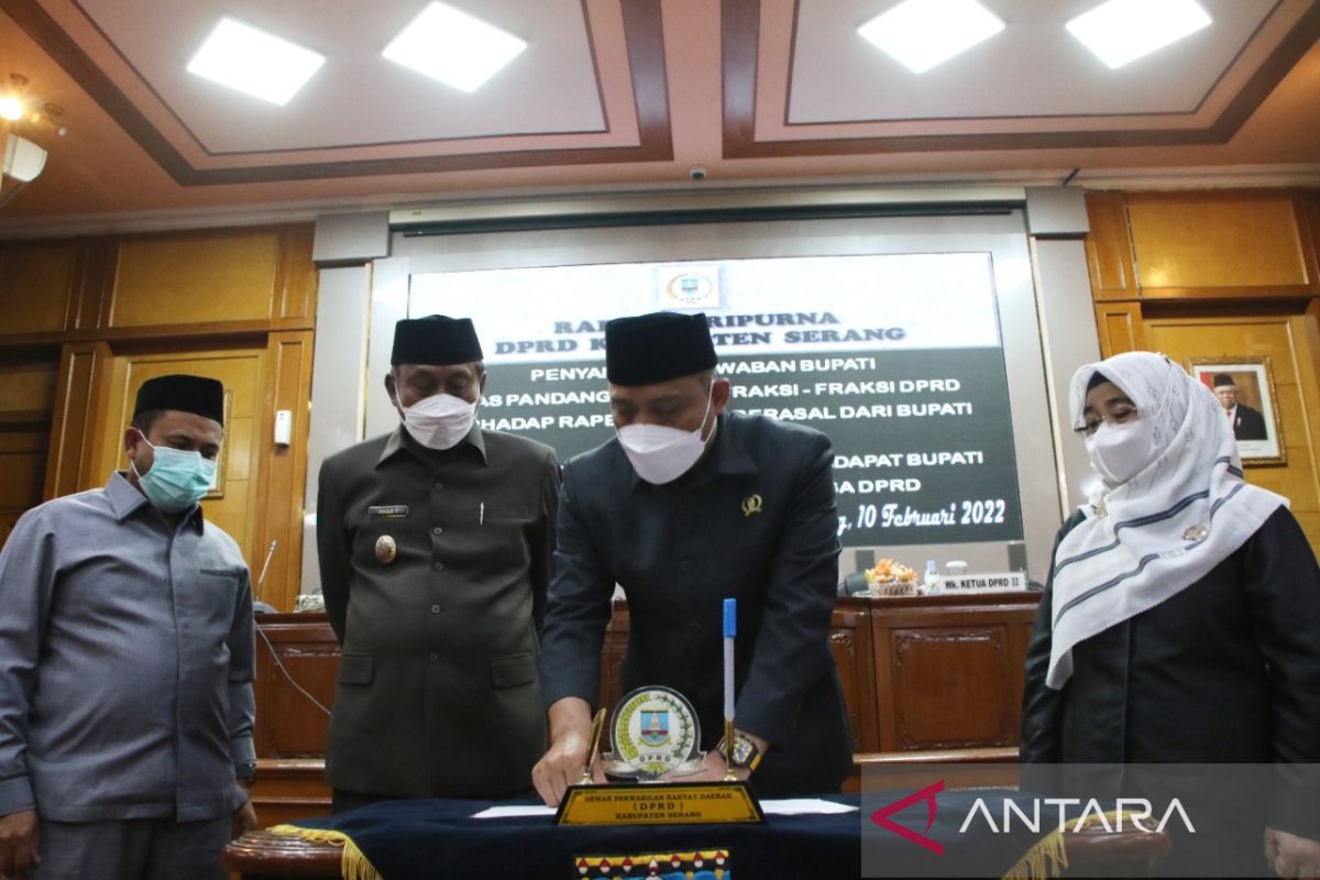 Fraksi DPRD Sepakat Tindaklanjuti Dua Raperda Usulan Bupati Serang - ANTARA News Banten