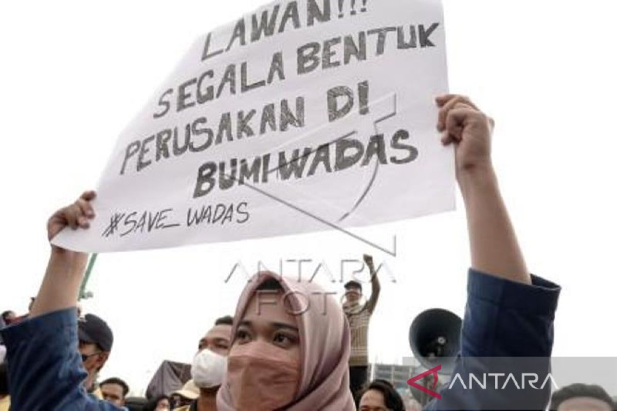 Demo Tolak Tambang Andesit Wadas - ANTARA Sumbar