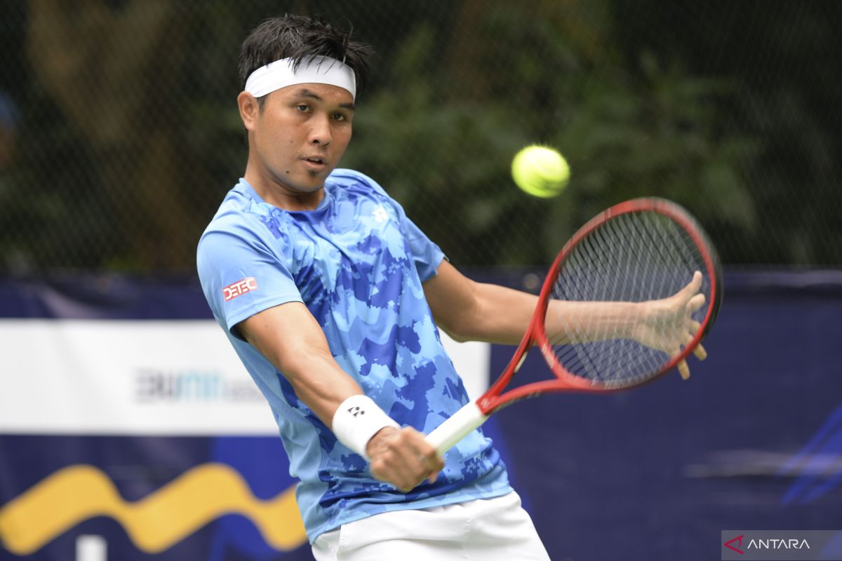 Rifky Fitriadi juara tunggal putra Mandiri Tennis Open 2022 - ANTARA News