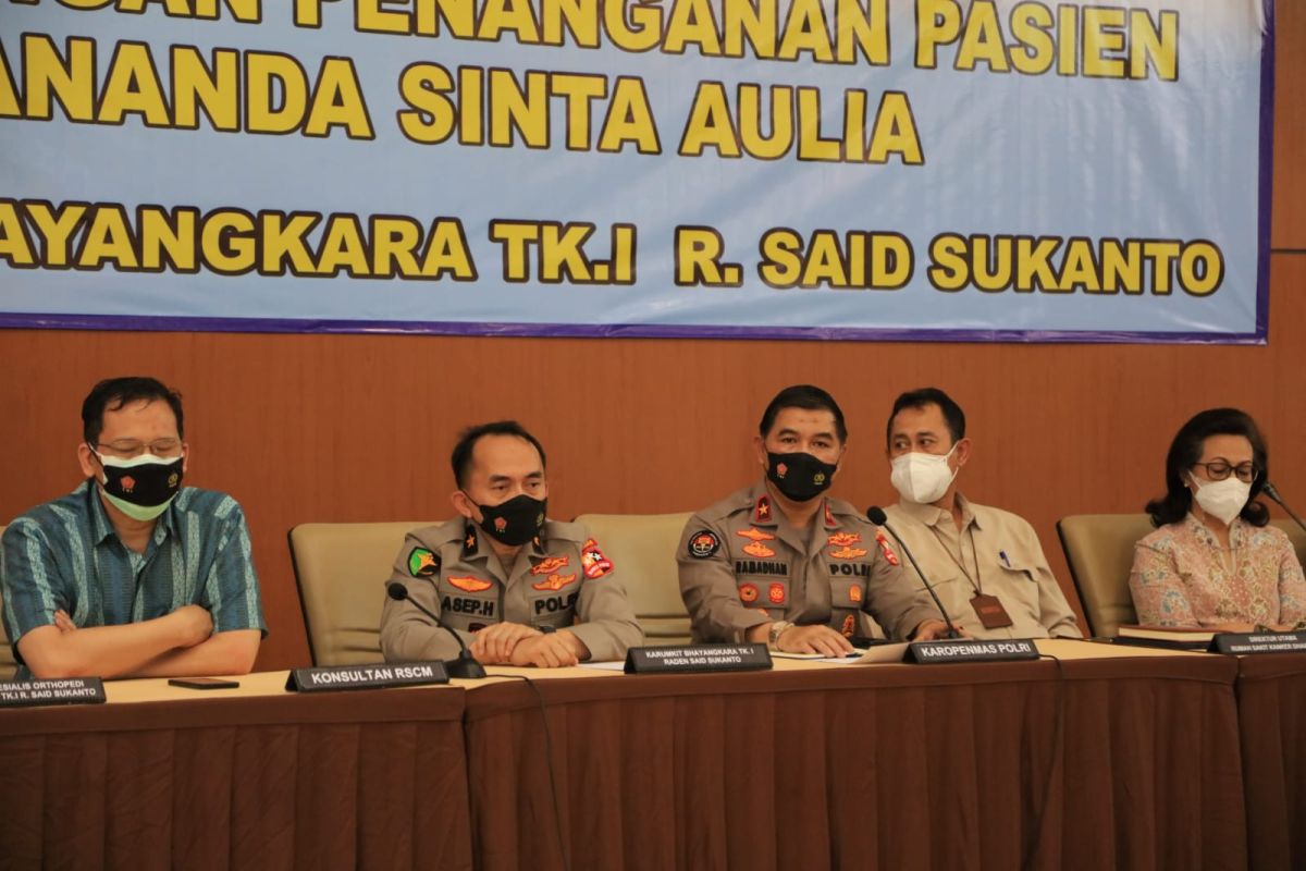 RS Polri bentuk tim ahli optimalkan kesembuhan Sinta Aulia - ANTARA News