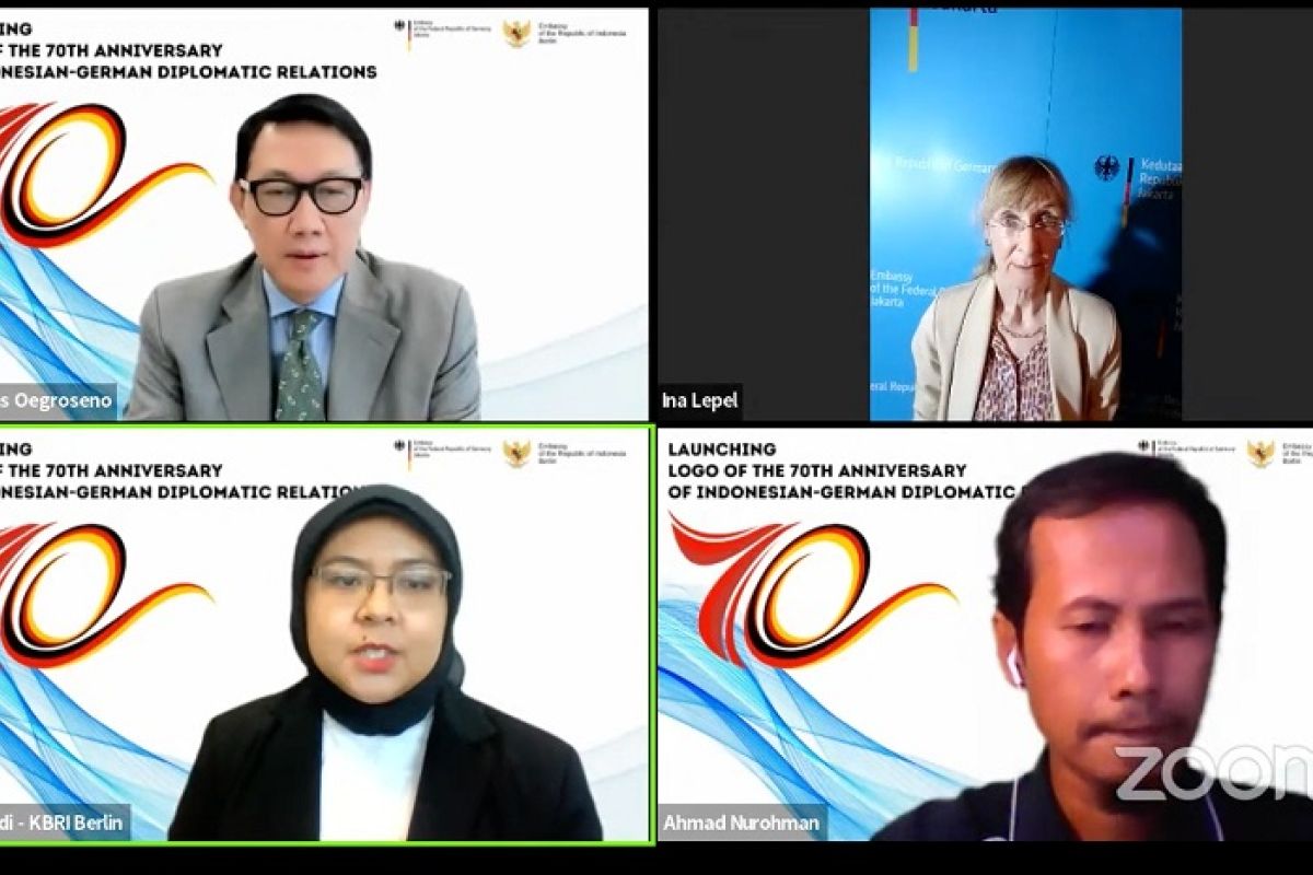 Indonesia-Jerman resmikan logo peringatan 70 tahun hubungan diplomatik ...