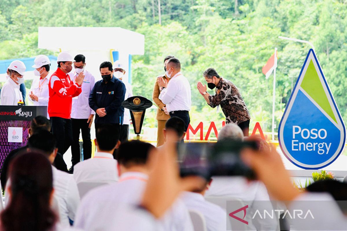 Presiden Jokowi resmikan PLTA Poso Energy dan Malea Energy di Sulawesi ...