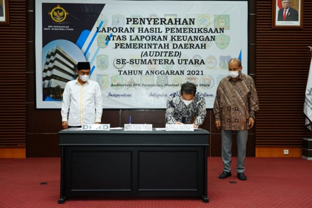 Wali Kota Tebing Tinggi, predikat WTP bukan penghargaan biasa - ANTARA News Sumatera Utara