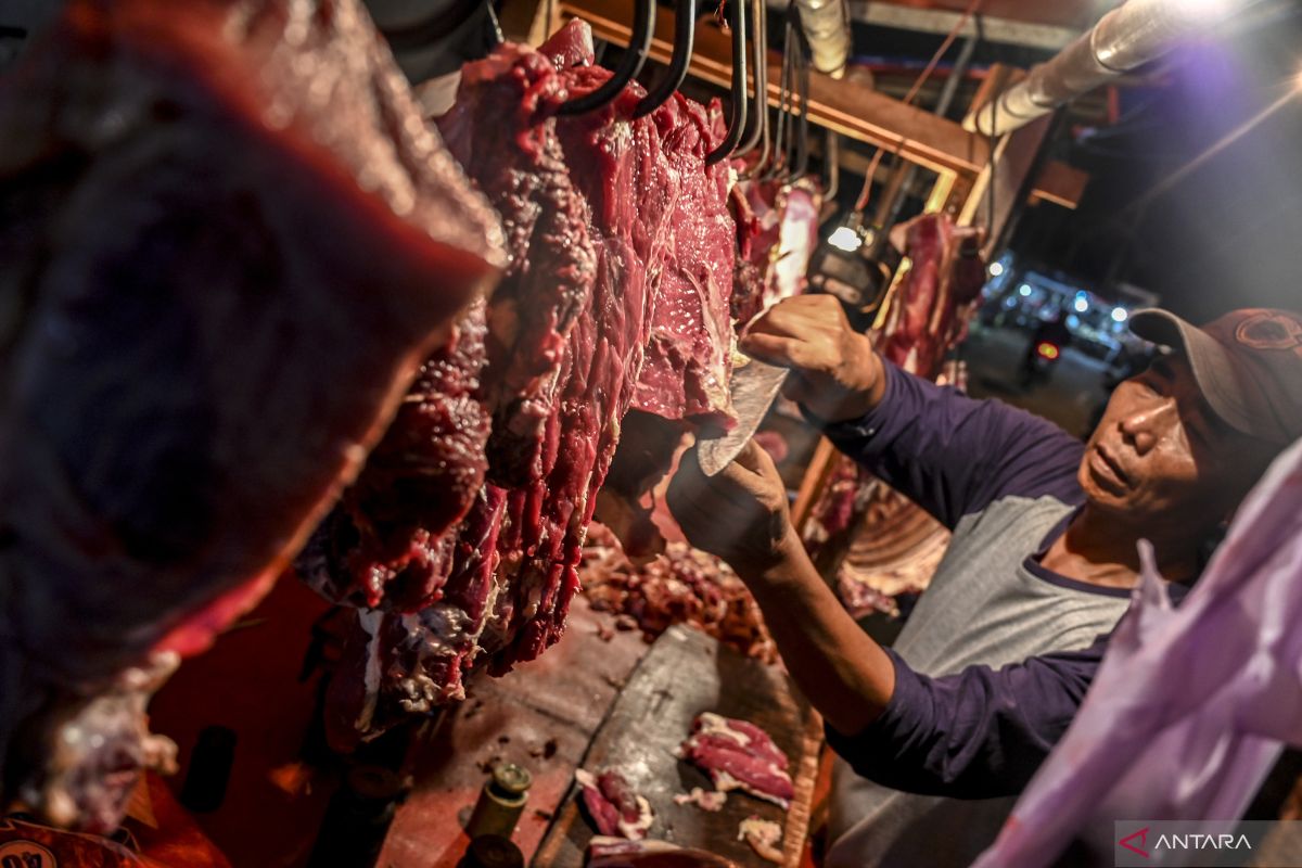 Harga daging sapi naik rata-rata 7,72 persen secara nasional jelang ...
