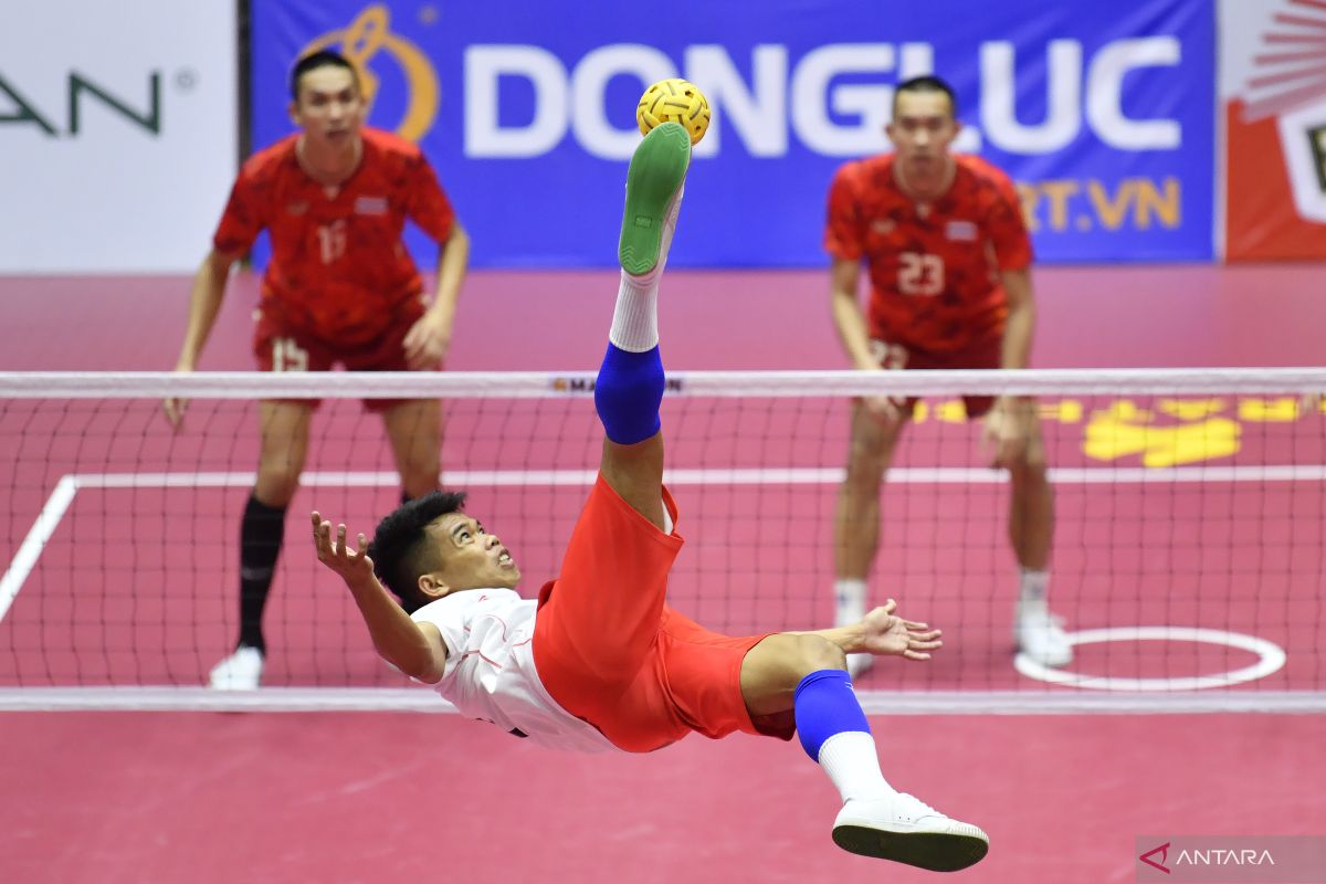 Sepak takraw quadran putra raih medali perak - ANTARA News