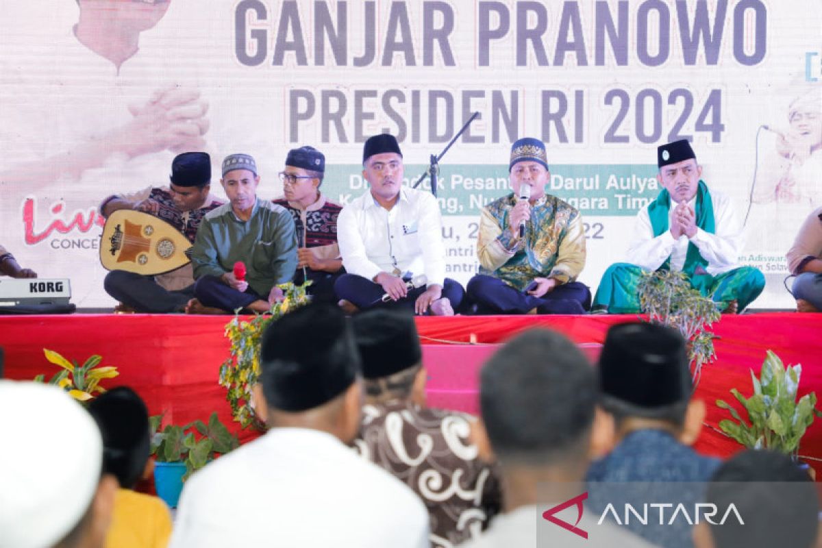 Ratusan santri di NTT dukung ganjar jadi Presiden - ANTARA News Kupang