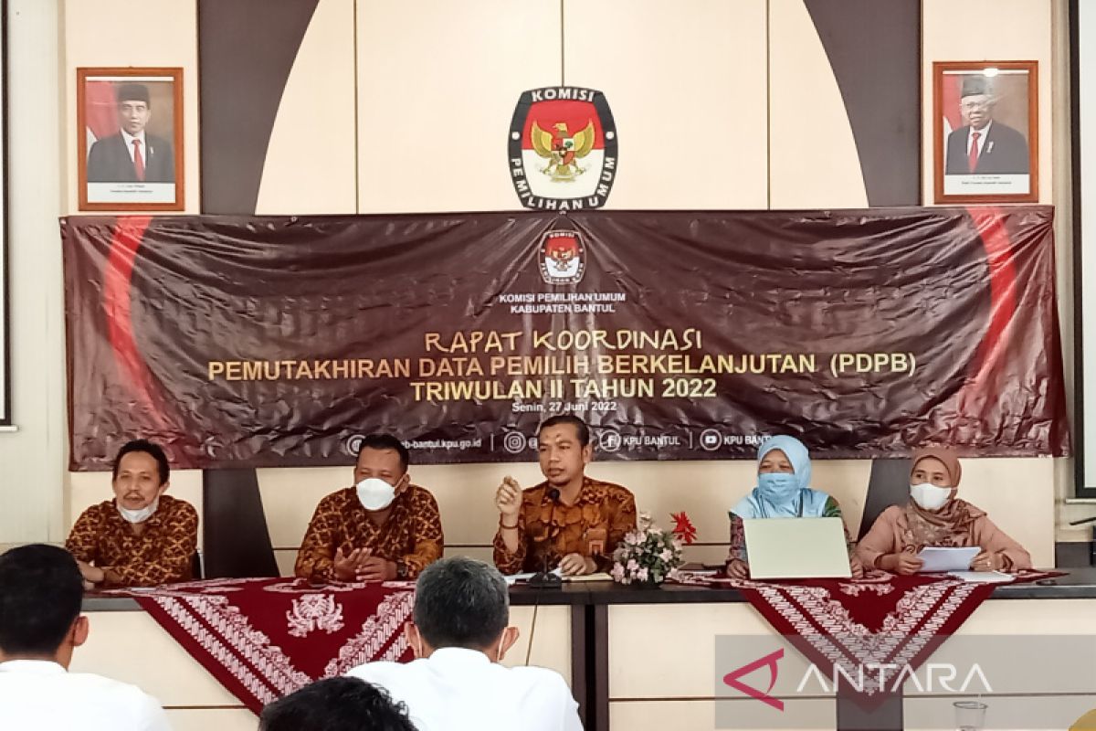 KPU Bantul sajikan daftar pemilih akurat menghadapi Pemilu 2024 - ANTARA News Yogyakarta ...
