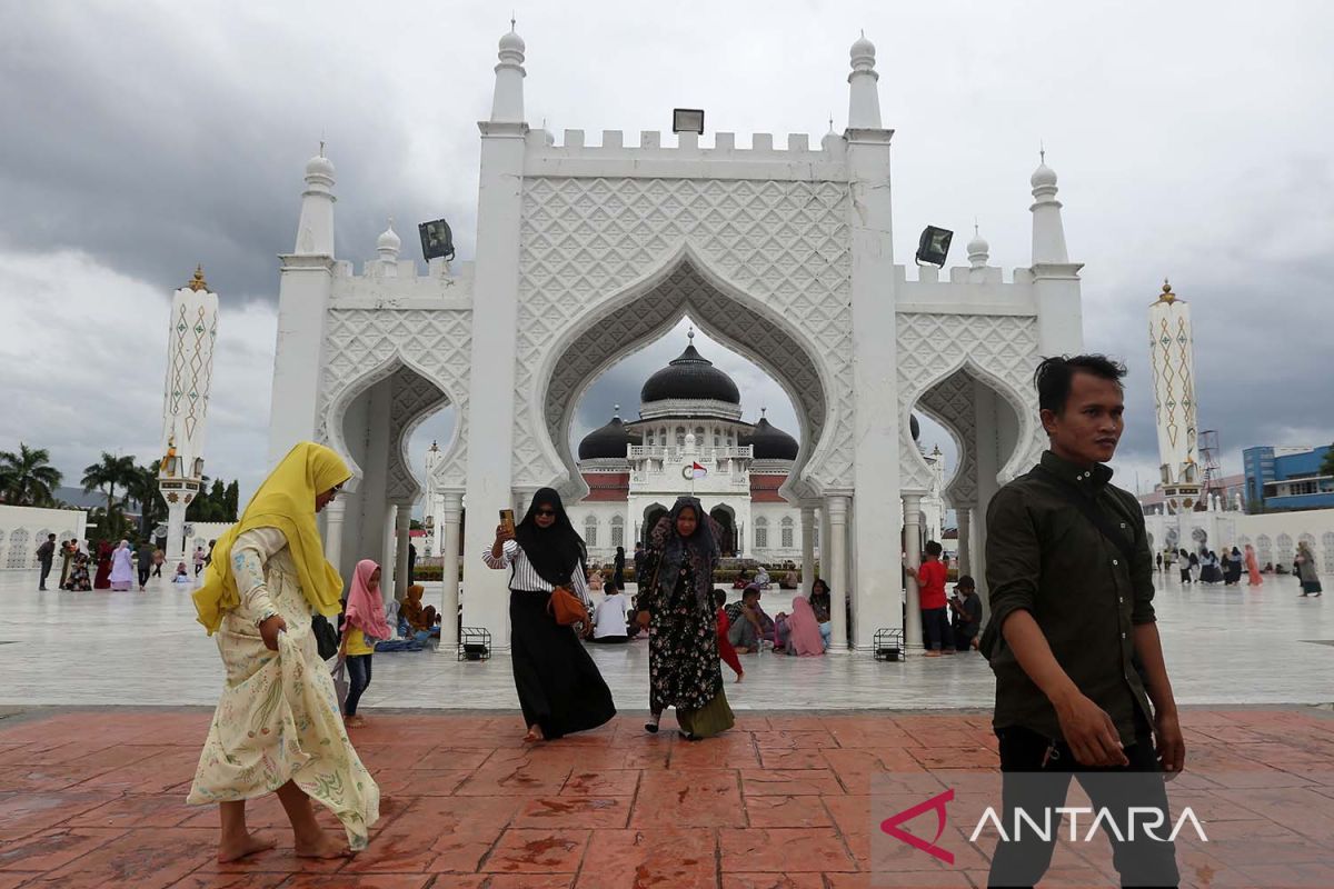 Masjid Raya Baiturrahman di Banda Aceh - ANTARA News
